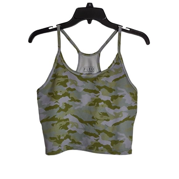 Fleo | Intimates & Sleepwear | Fleo Switch Up Crop Tank Cadence Camo ...